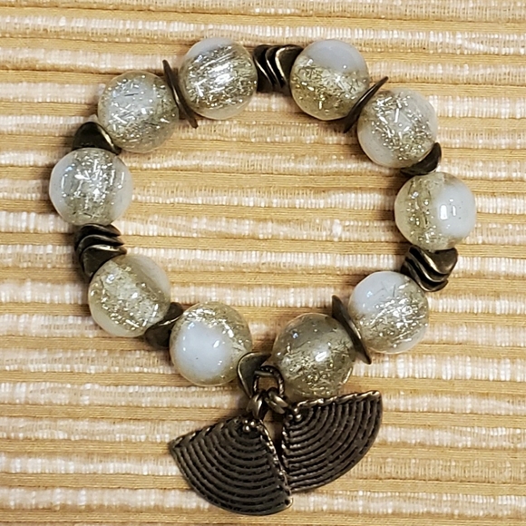 BeadDIzelled | Jewelry | Vintage Tinsel Bead Bracelet | Poshmark